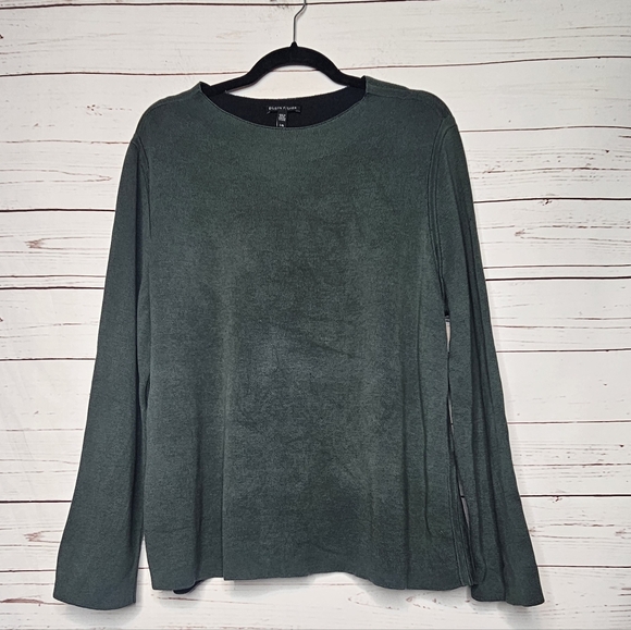 Eileen Fisher | Sweaters | Eileen Fisher Forest Green Silk Blend Long ...